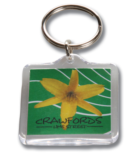 Square acrylic keyring | Promotional keyrings | Keyrings