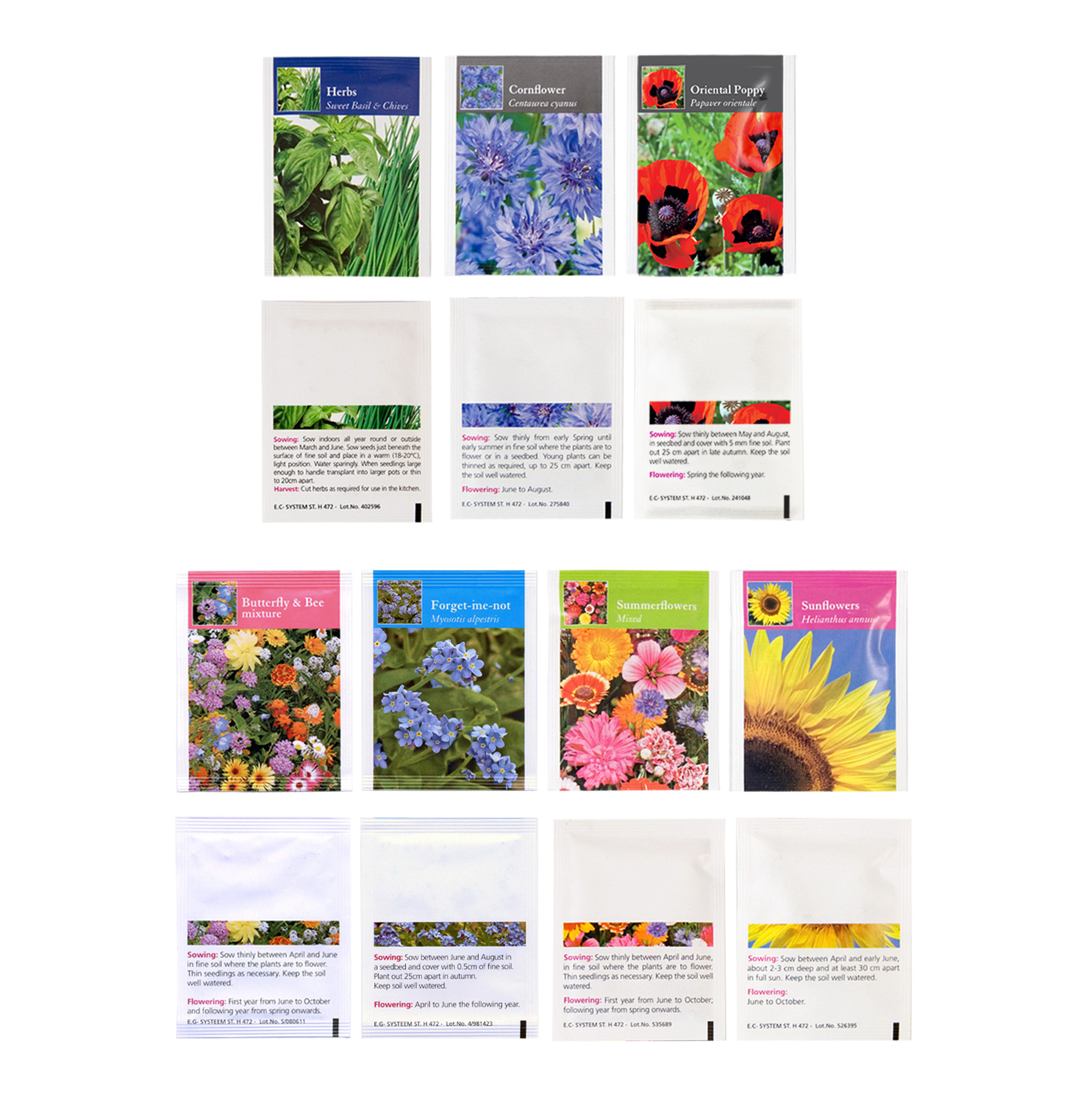 Branded seed packets | Promotional seed packs | Eco promo gifts